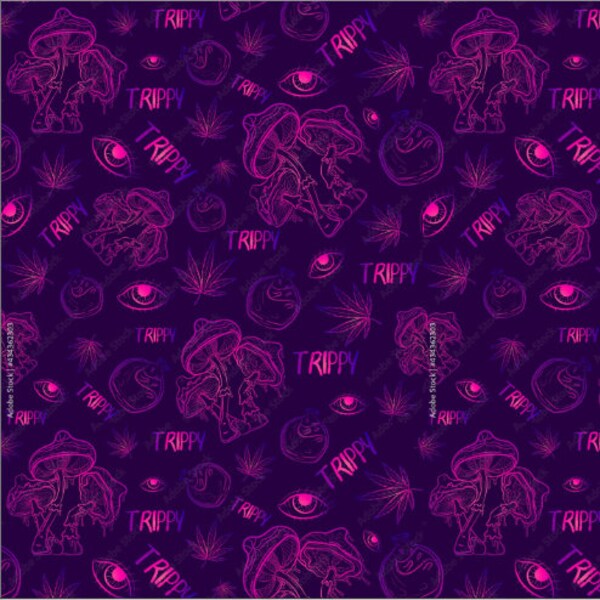 Trippy Fabric - Etsy