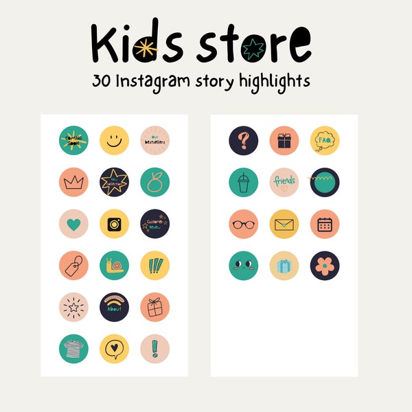 Cute Instagram Icons - Etsy