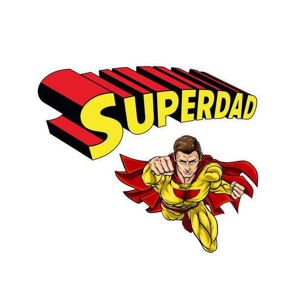 Super Dad Svg - Etsy