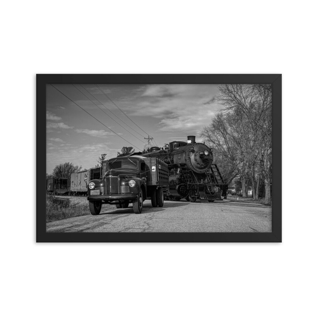 Framed Poster SOO Line Engine No. 1003 - Etsy