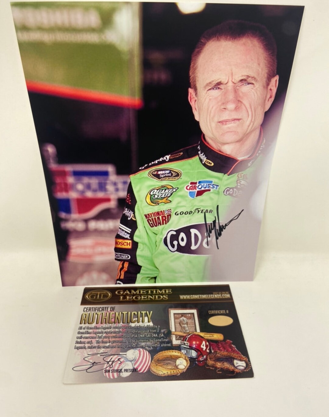 Mark Martin Autographed Photo - Etsy