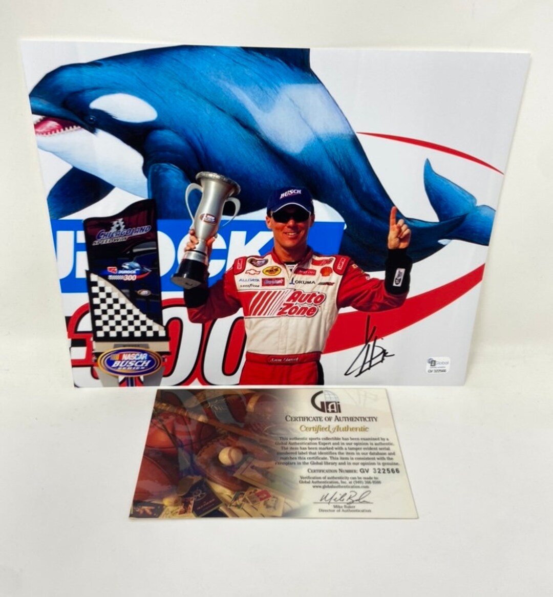 Kevin Harvick Autographed Photo - Etsy