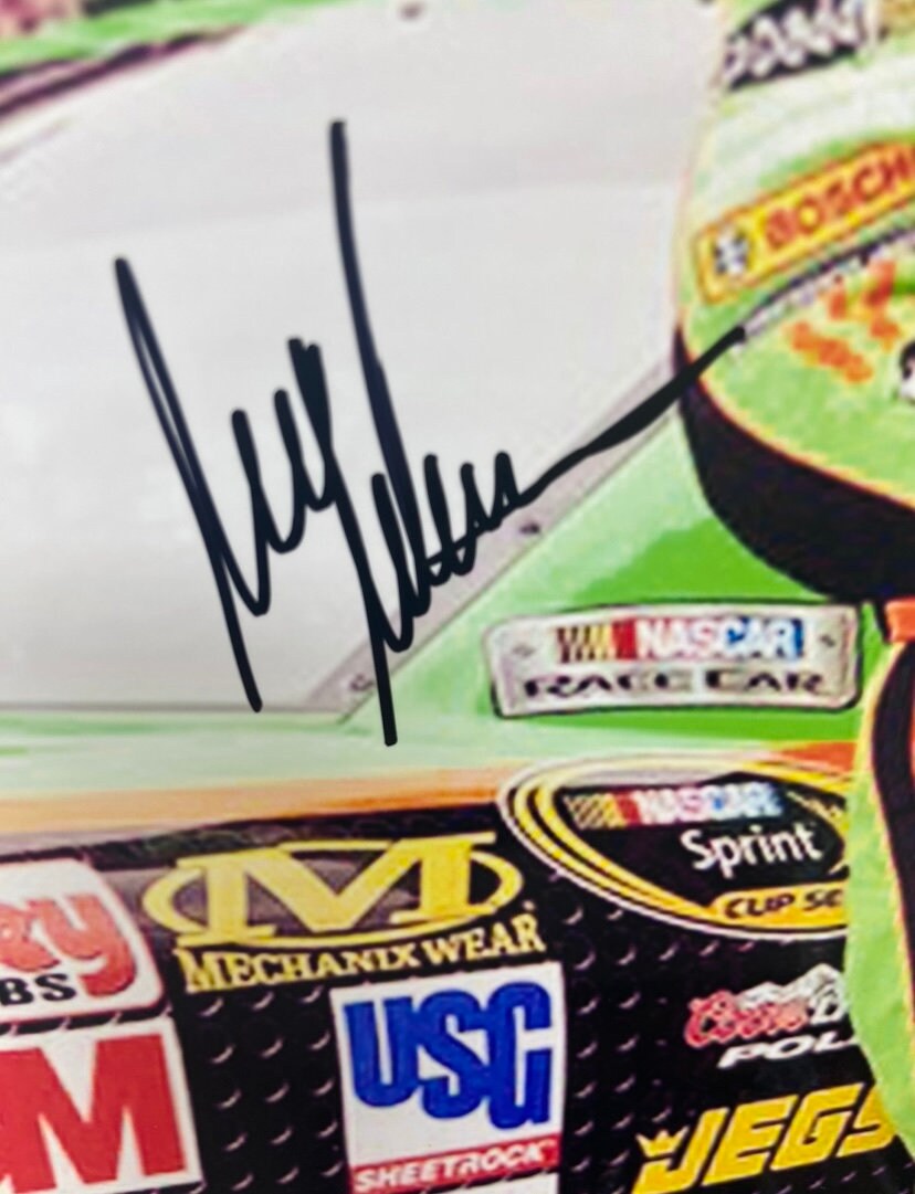 Mark Martin Autographed Photo - Etsy