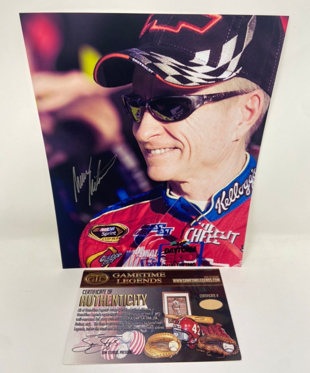 Mark Martin Autographed Photo - Etsy