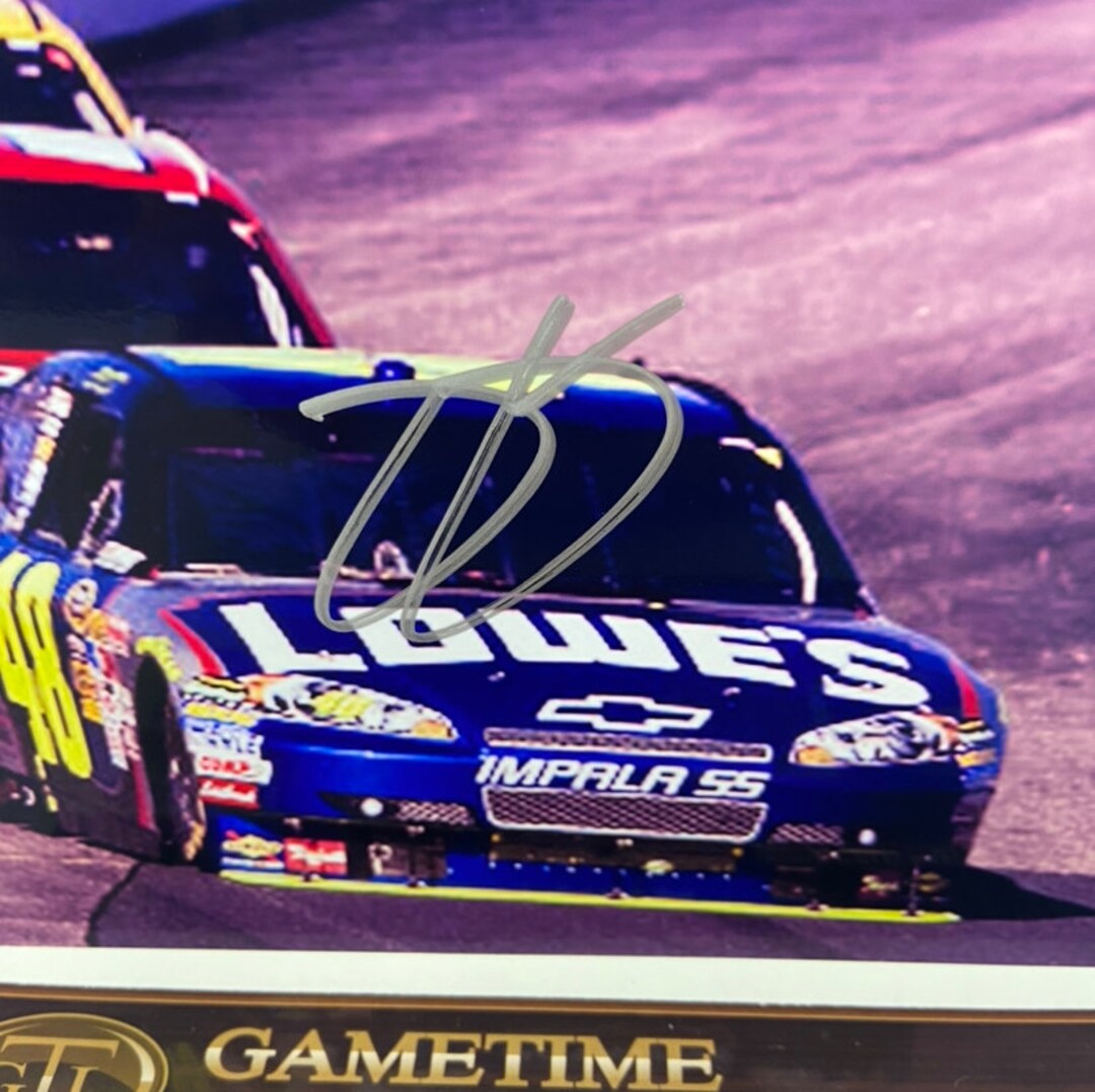 Jimmie Johnson Autographed Photo - Etsy