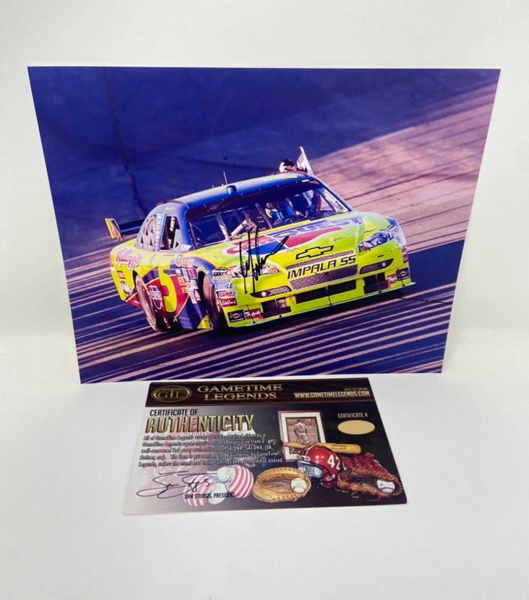 Mark Martin Autographed Photo - Etsy