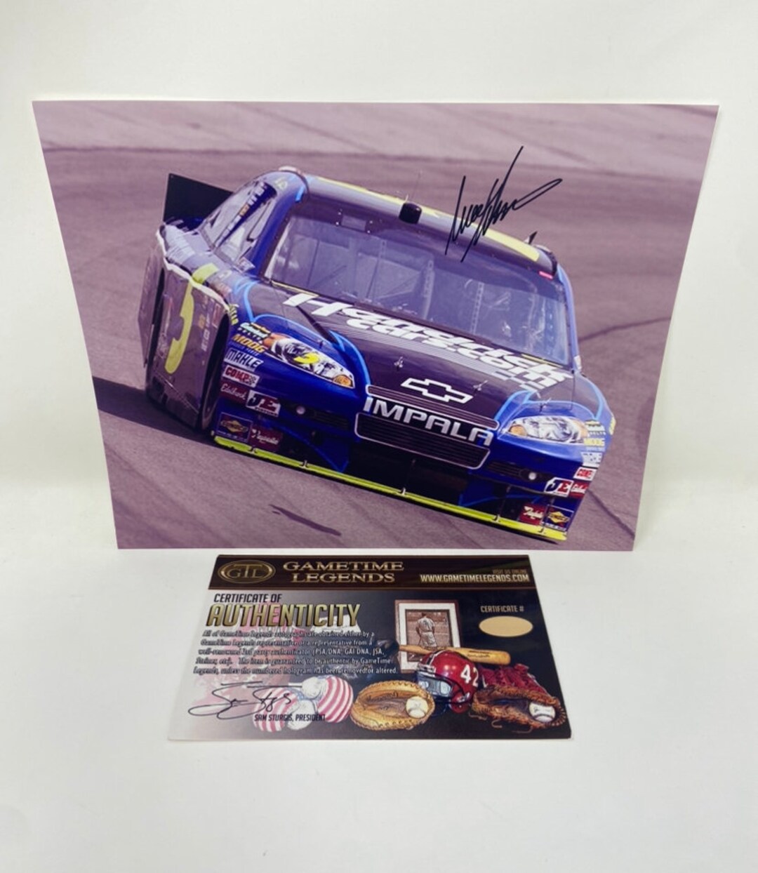 Mark Martin Autographed Photo - Etsy