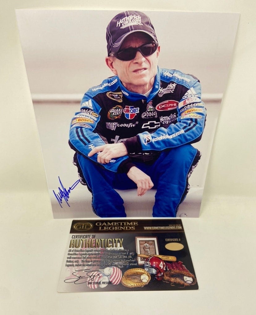Mark Martin Autographed Photo - Etsy