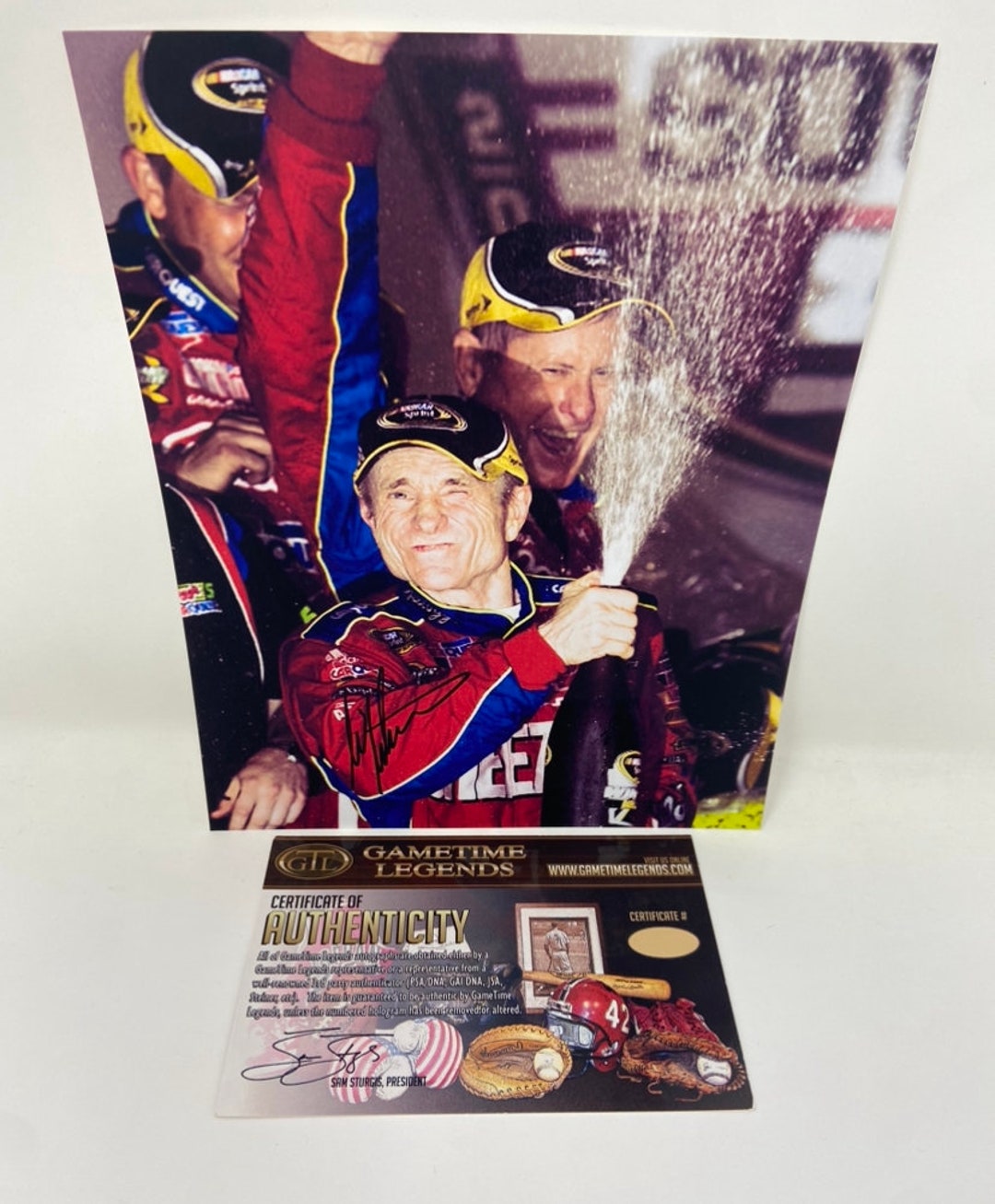 Mark Martin Autographed Photo - Etsy