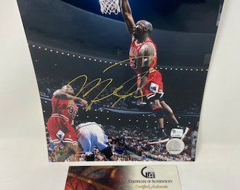 Michael Jordan Bulls Autographed Photo - Etsy