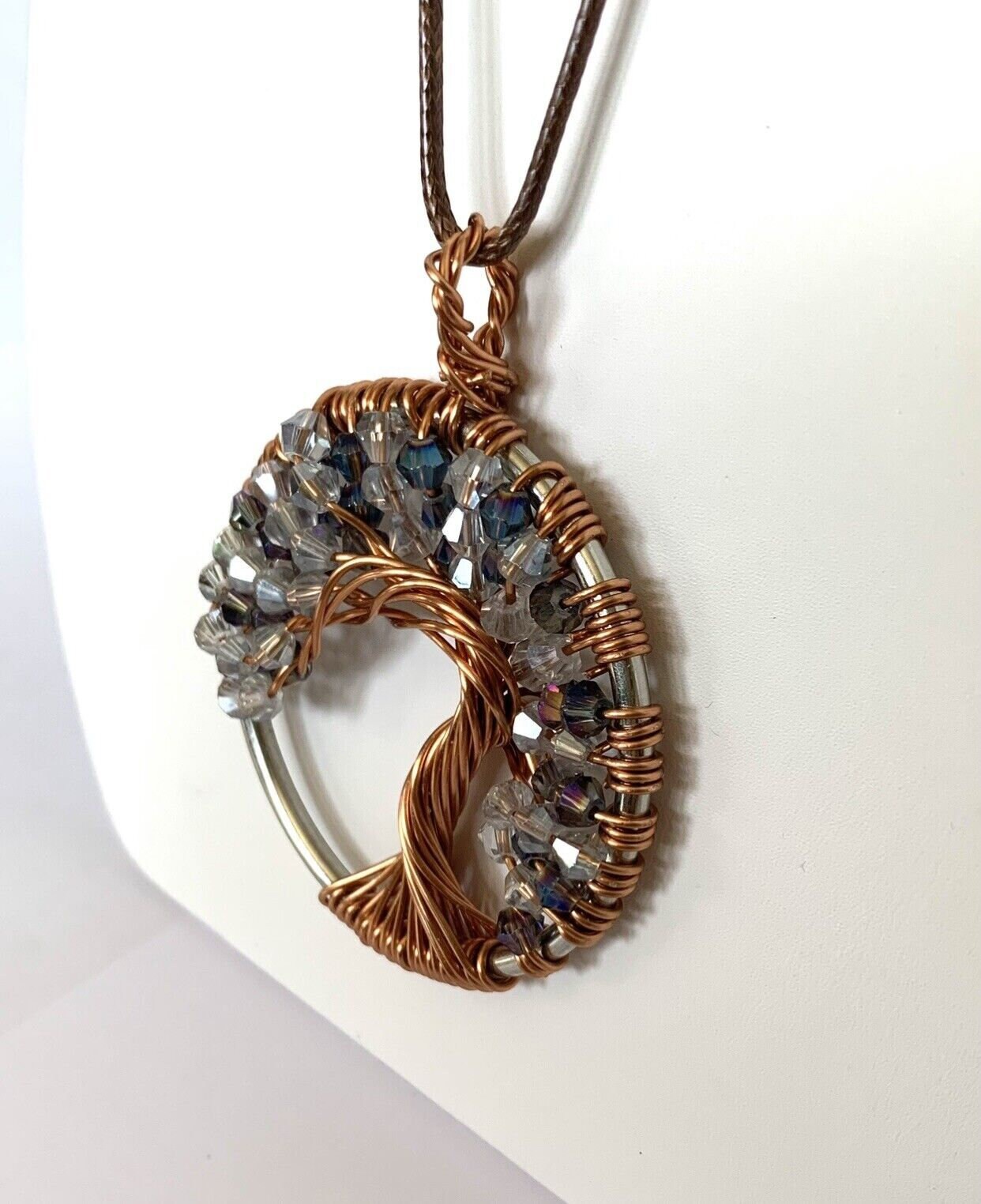 Bonsai Tree Pendant Necklace Suncatcher Promotes Harmony Balance ...