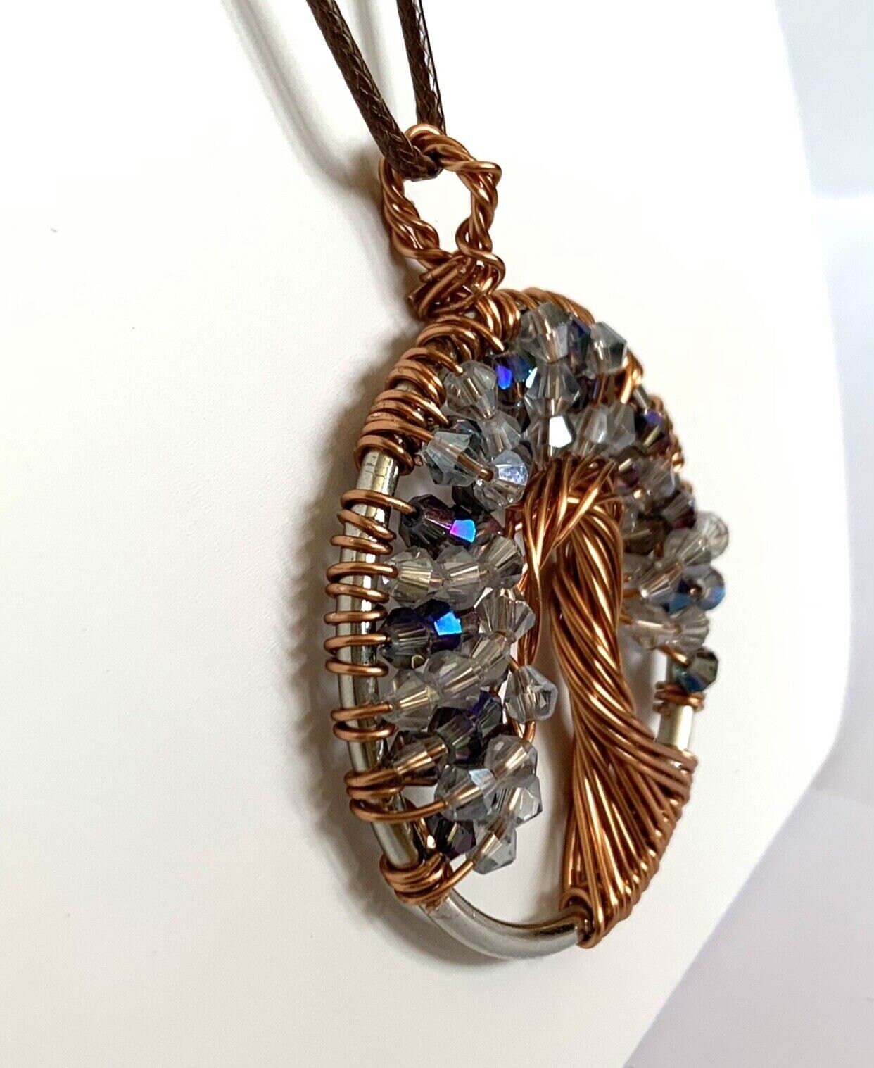 Bonsai Tree Pendant Necklace Suncatcher Promotes Harmony Balance ...