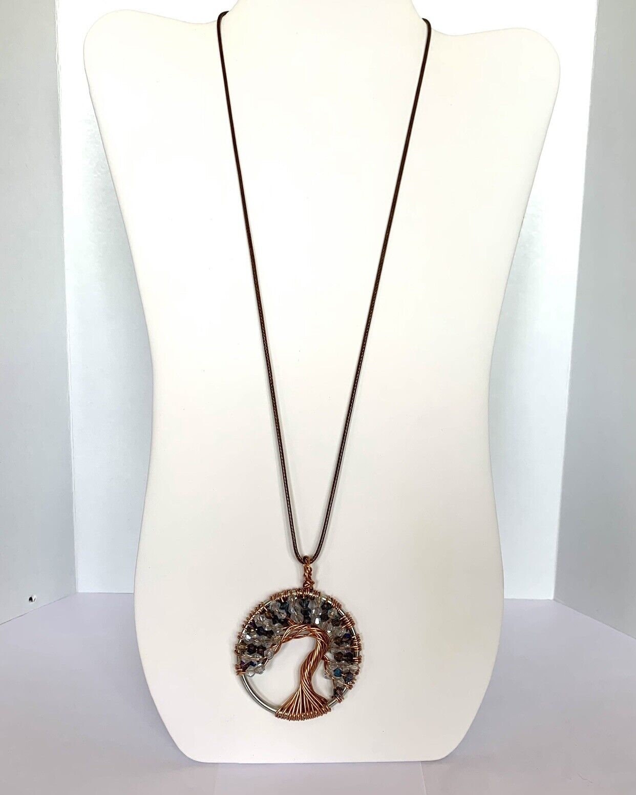 Bonsai Tree Pendant Necklace Suncatcher Promotes Harmony Balance ...