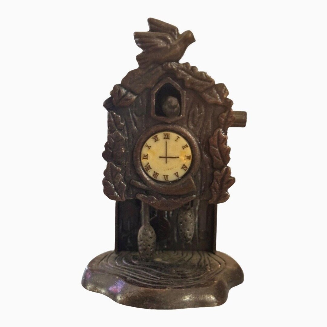 VTG Miniature Cuckoo Clock Die Cast Metal Pencil Sharpener, Made in ...