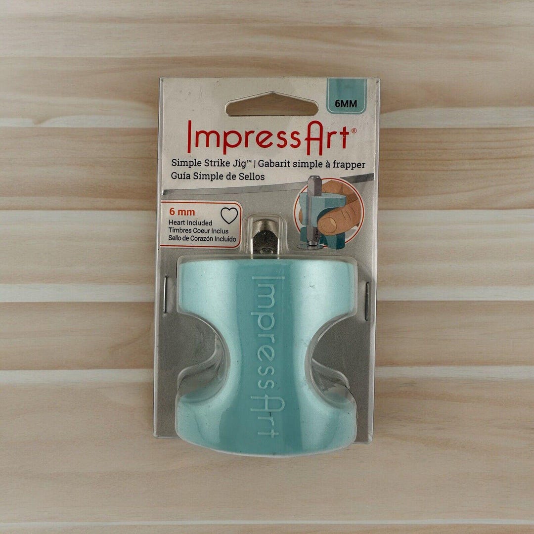 Impressart Simple Strike Metal Stamping Jig, Easy-grip Stamp Holder - Etsy