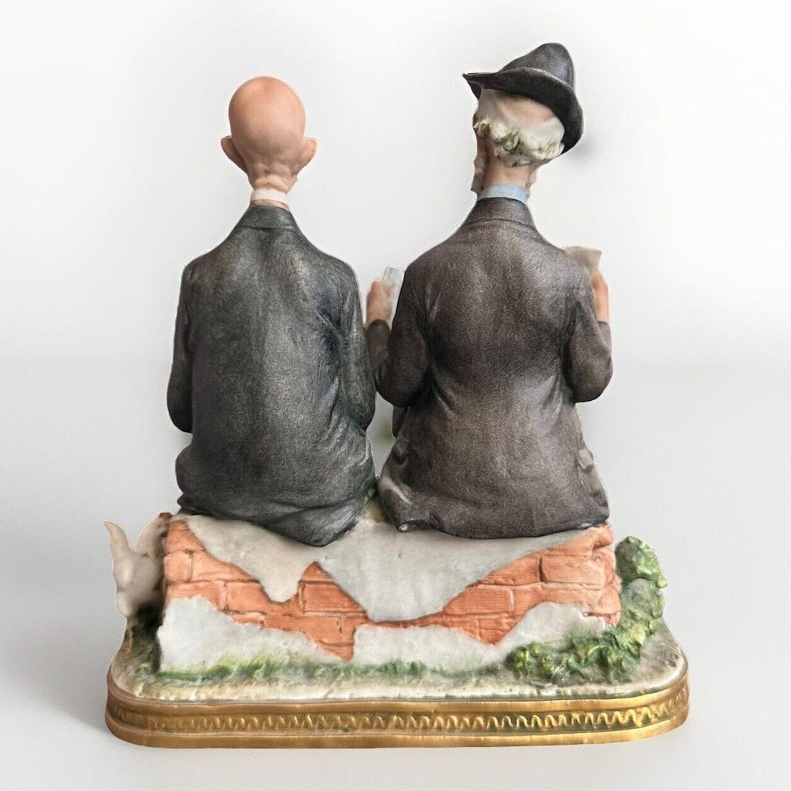 GIUSEPPE CAPPE "the Sunday News" Capodimonte Figurine 1962 Italy - Etsy