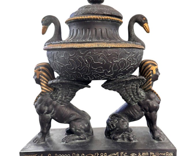 Veronese Summit Egyptian Collection (2000) Urn Oil Pot Dish Trinket Box ...
