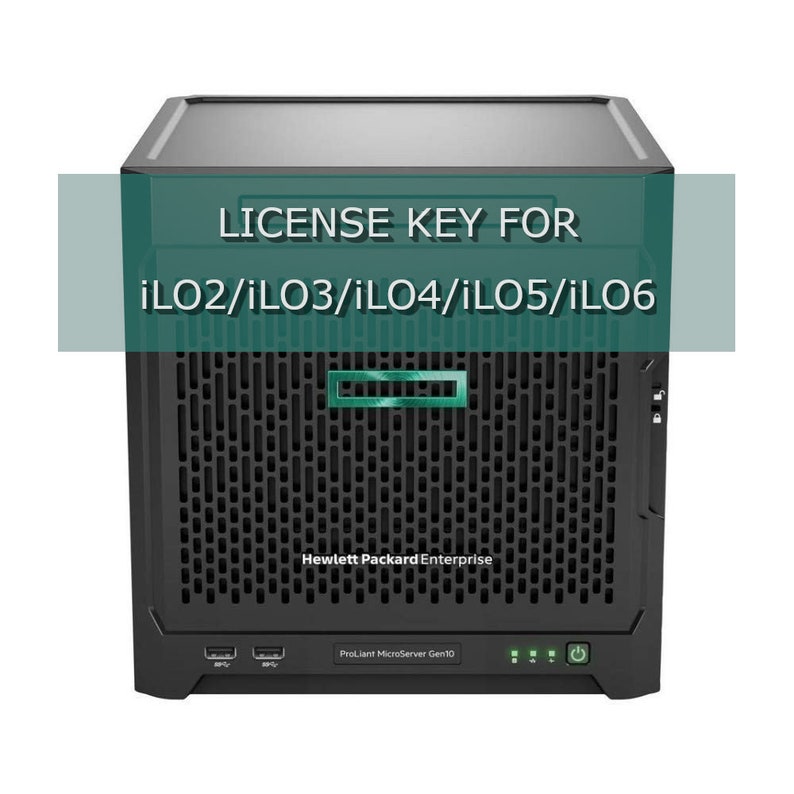 HPE HP ILO Advanced License Server Lifetime | Ilo 2, 3, 4, 5 - Etsy