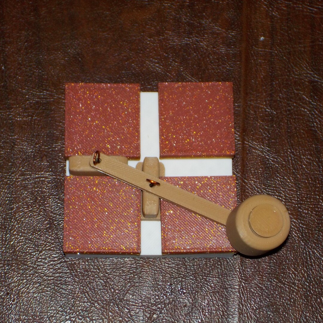 Do Nothing Spinning Fidget Toy Red Great for Easter Baskets 3D Printed ...