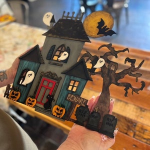 Spooky House - DIY KIT - Halloween DIY Kit - Etsy