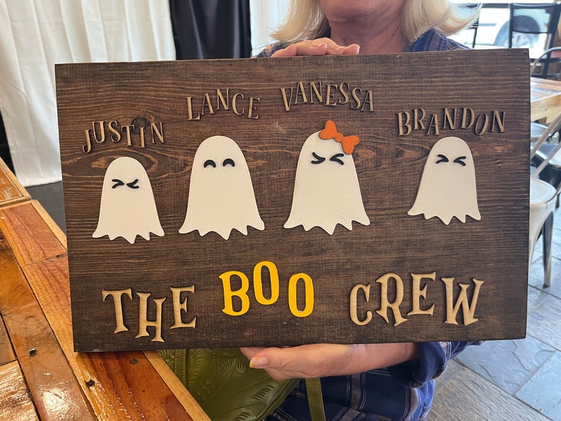 Customizable the Boo Crew DIY KIT Halloween DIY Kit - Etsy