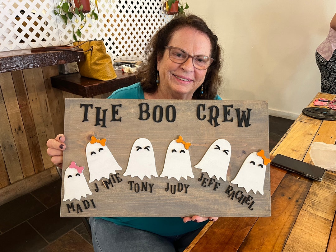 Customizable the Boo Crew DIY KIT Halloween DIY Kit - Etsy