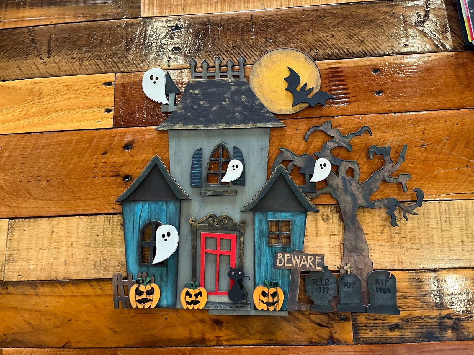 Spooky House - DIY KIT - Halloween DIY Kit - Etsy