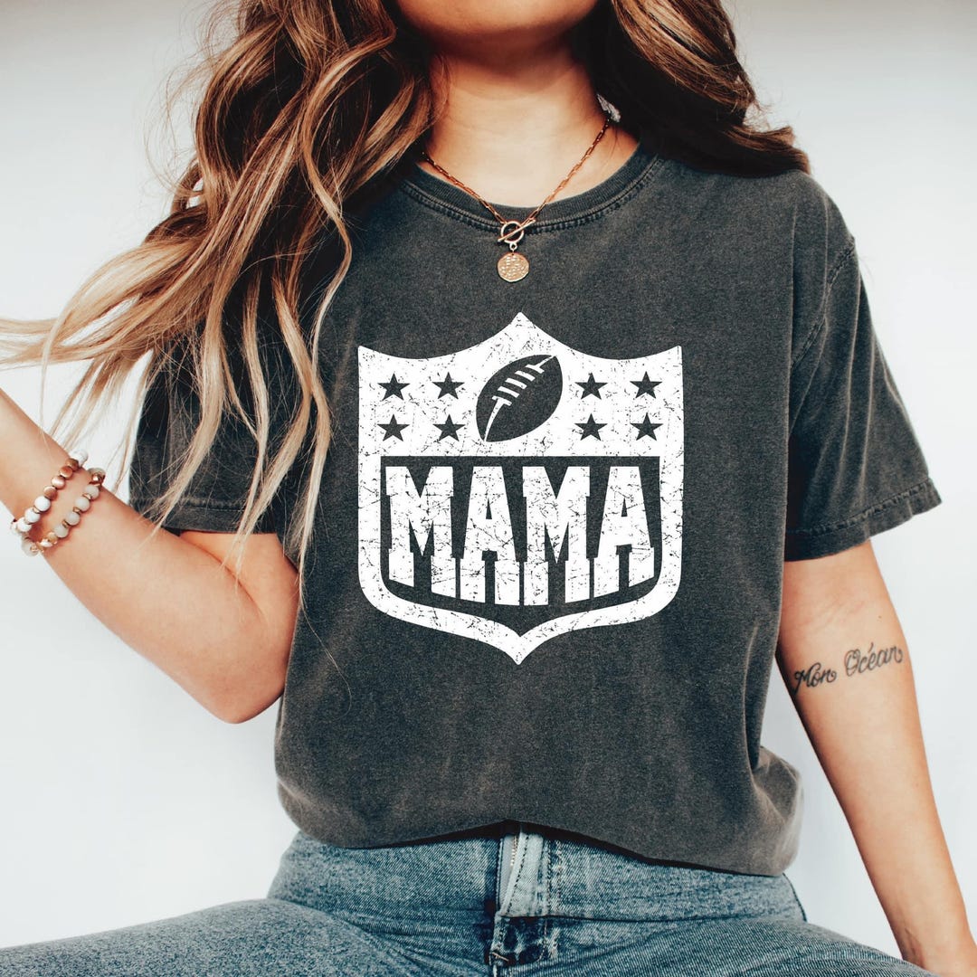 MAMA Football, Stadium Style, Football Logo - Tee, Crewneck, Hoodie ...