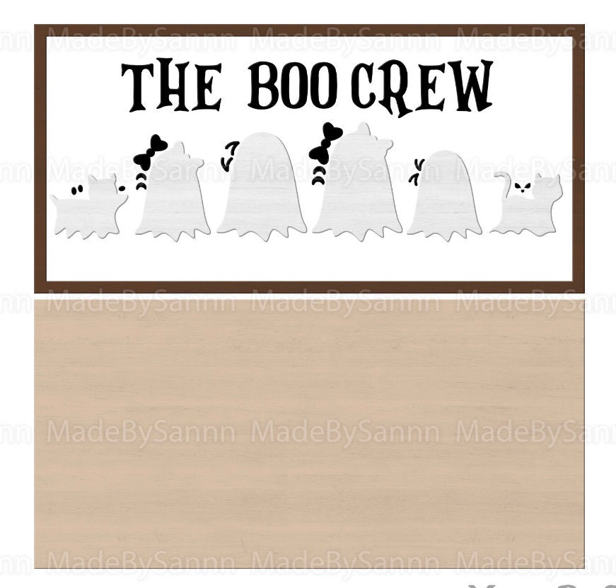 Customizable the Boo Crew DIY KIT Halloween DIY Kit - Etsy