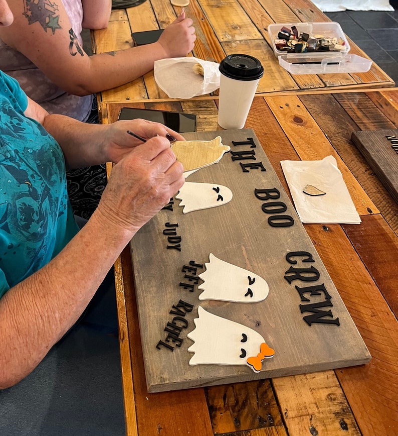 Customizable “the Boo Crew” DIY KIT - Halloween DIY Kit - Etsy