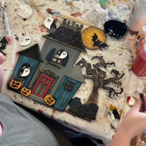 Spooky House - DIY KIT - Halloween DIY Kit - Etsy