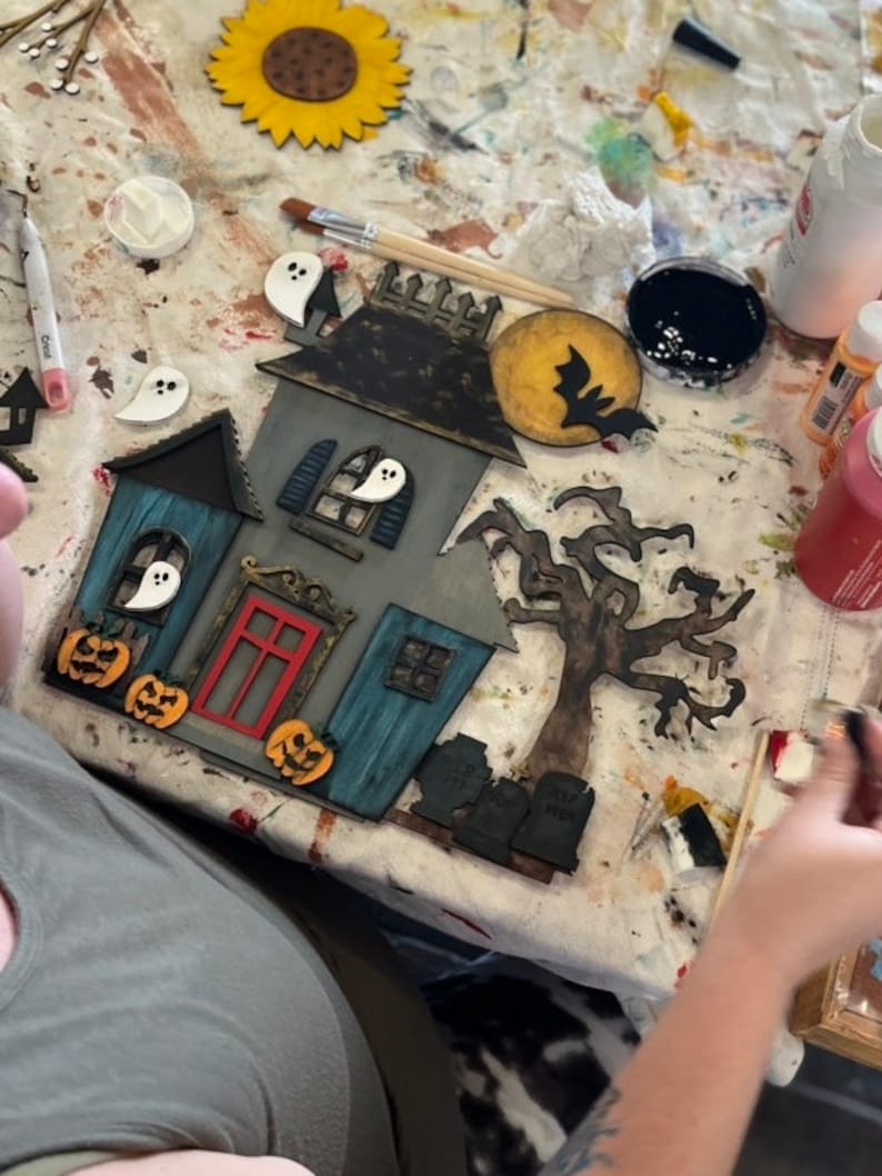 Spooky House - DIY KIT - Halloween DIY Kit - Etsy