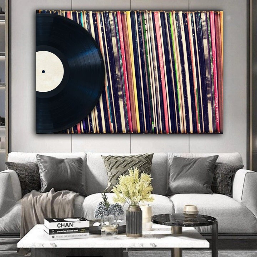 Music Print Vinyl Record Wall Art Music Decor Collection Vinyl Album ...