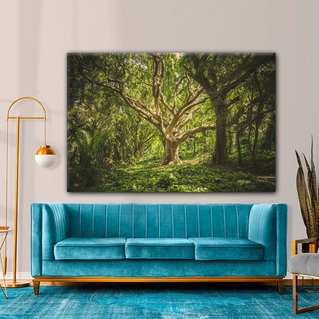 Tree Wall Art, Tree Canvas, Nature Wall Art, Landscape Wall Art,forest ...