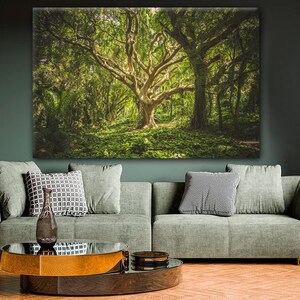 Tree Wall Art, Tree Canvas, Nature Wall Art, Landscape Wall Art,forest ...