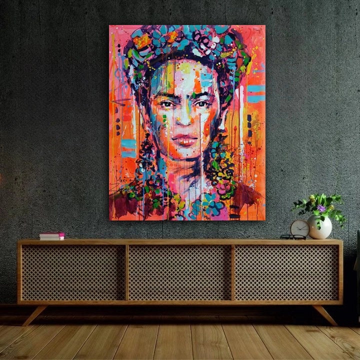 Frida Kahlo Photo Frida Kahlo Poster Frida Kahlo Canvas Art Frida