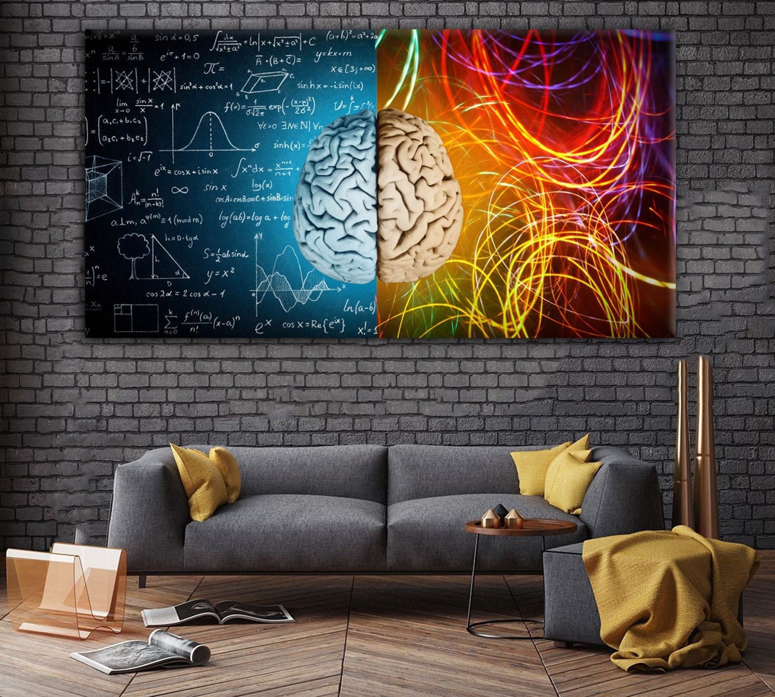 Wall Decor Psychology Wall Art Home Decoration Painting Poster Print ...