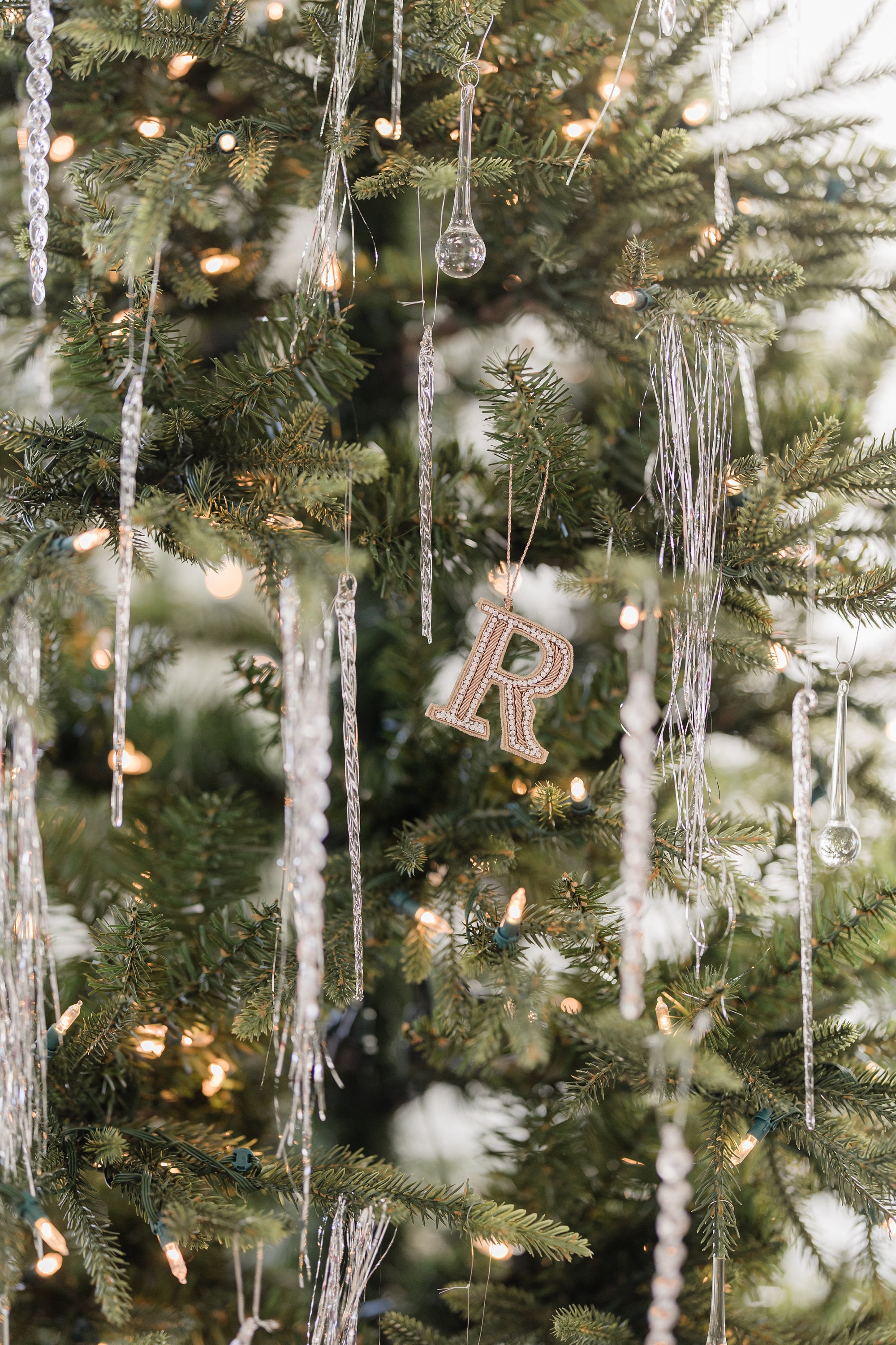 Handmade "r" Monogram Gift Wrap Topper Ornament Large Initial R Tag - Etsy