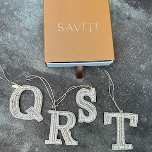 Small Handmade "r" Monogram Gift Wrap Topper Ornament Small Initial R ...