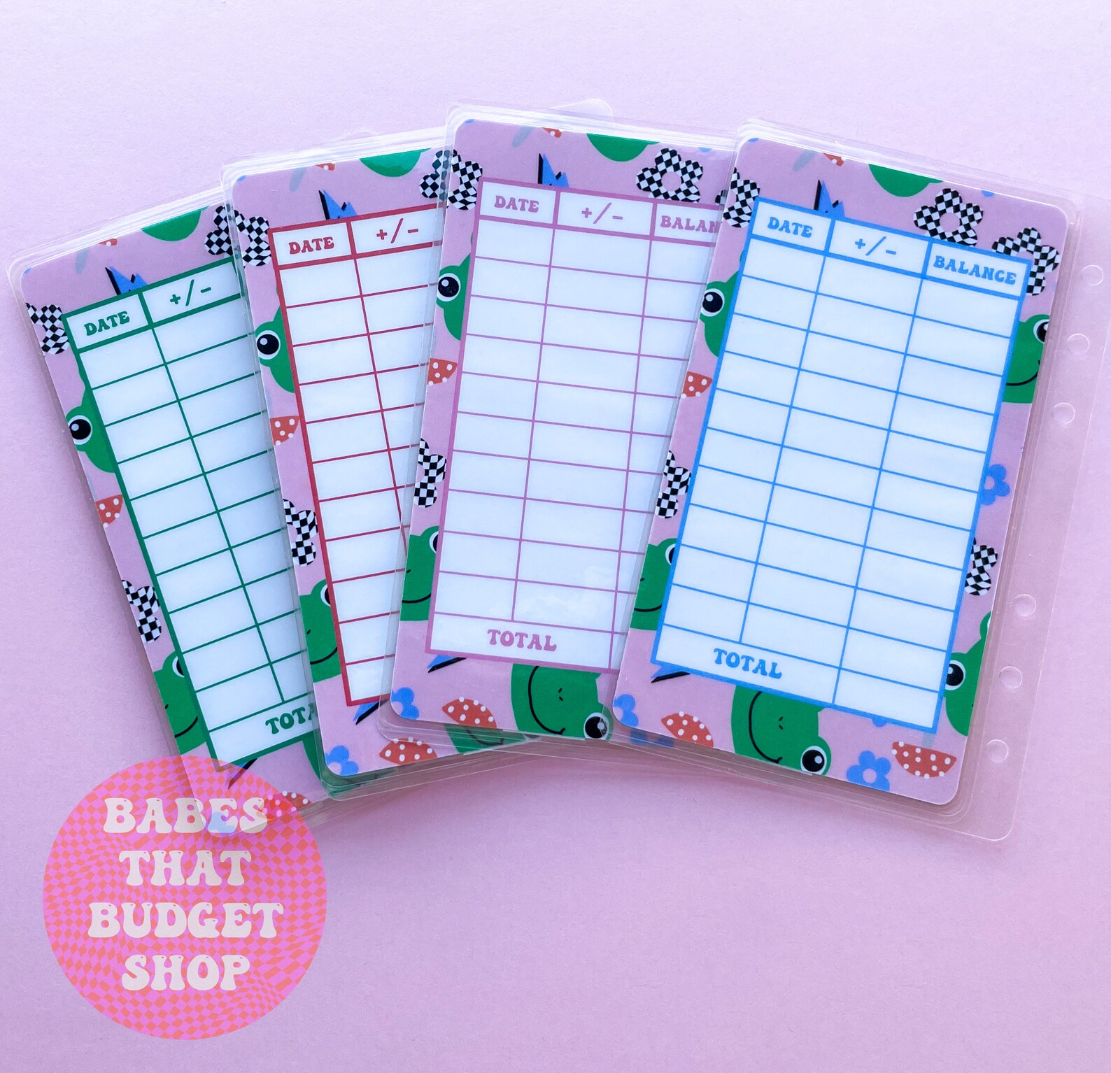 A6 Laminated Cash Envelope | Frog Print - Etsy