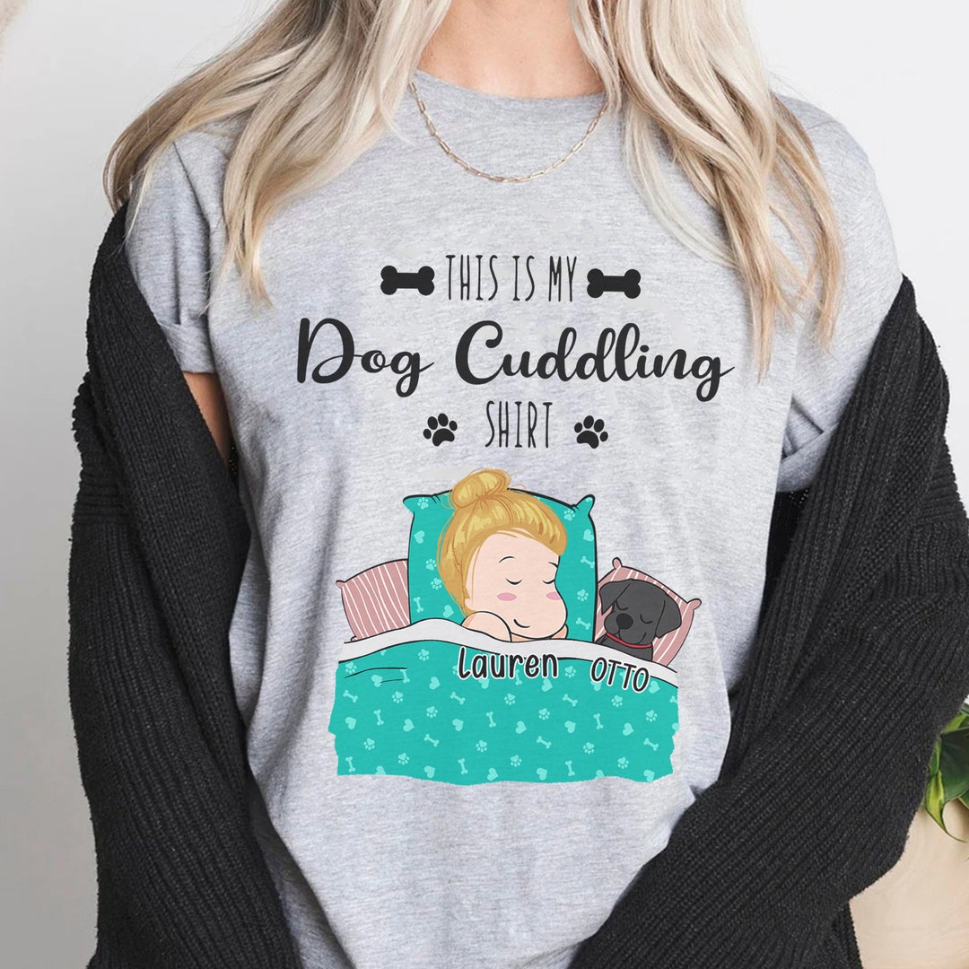 Camisa de dormir oficial personalizada con perros, camisa de perro ...