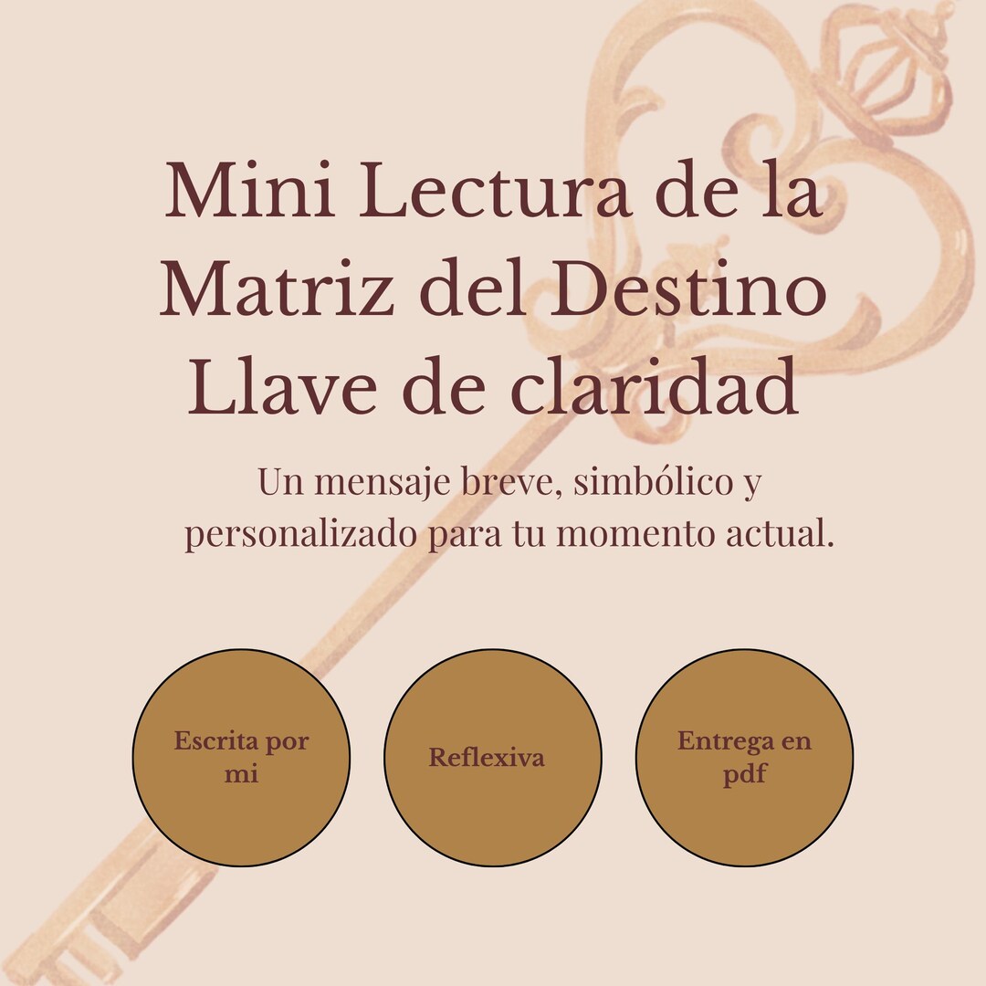 Mini Destiny Matrix Reading | Personalized Symbolic Reading | Clarity ...