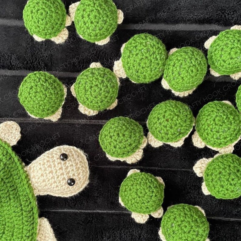 Turtle Memory Game PATTERN English Pdf ORIGINAL Pattern by Crochet - Etsy
