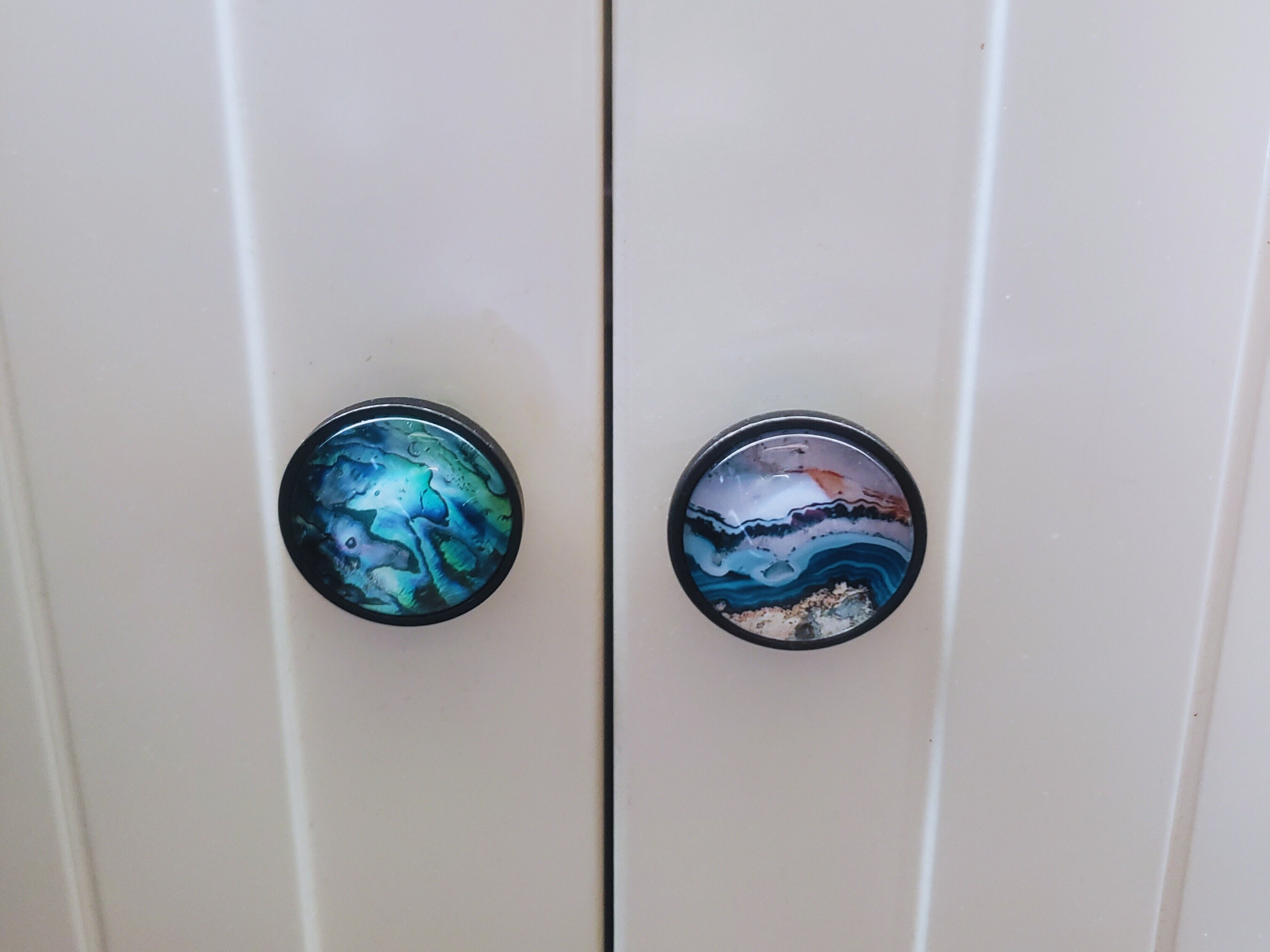 10 DIY Brushed Gold / Brass Magnetic Cabinet Knob Bases for ...