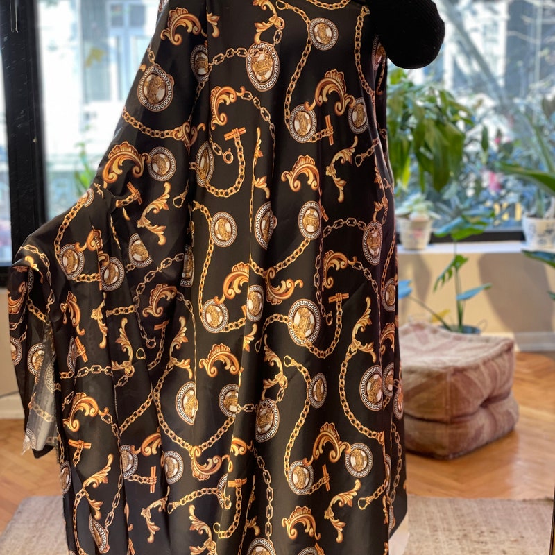 Chain Print Fabric - Etsy