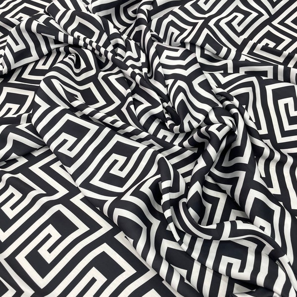 Greek Key Fabric - Etsy