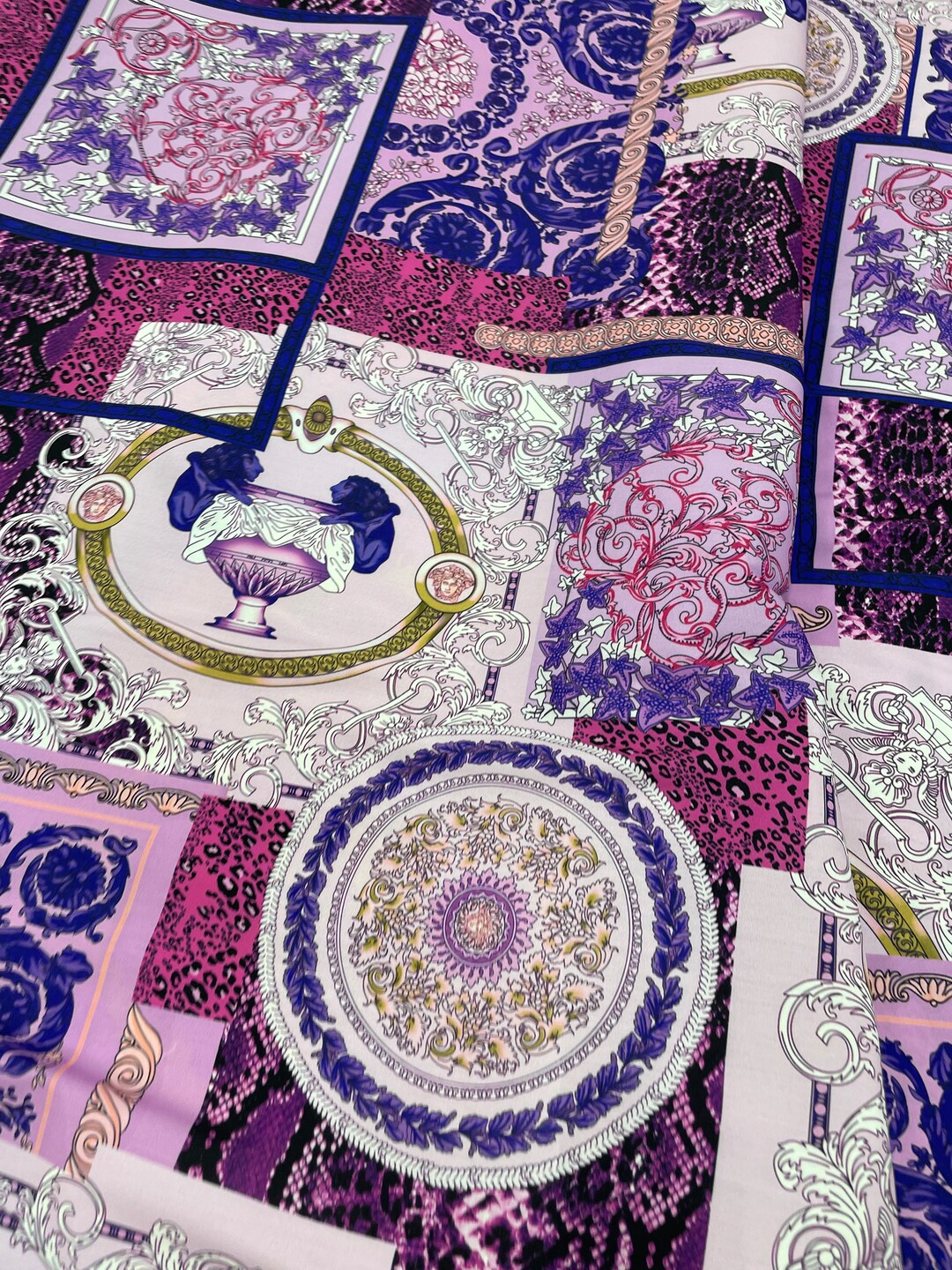 Baroque Luxury Design Fabric: Dacron Cotton Polyester Shirting - Etsy