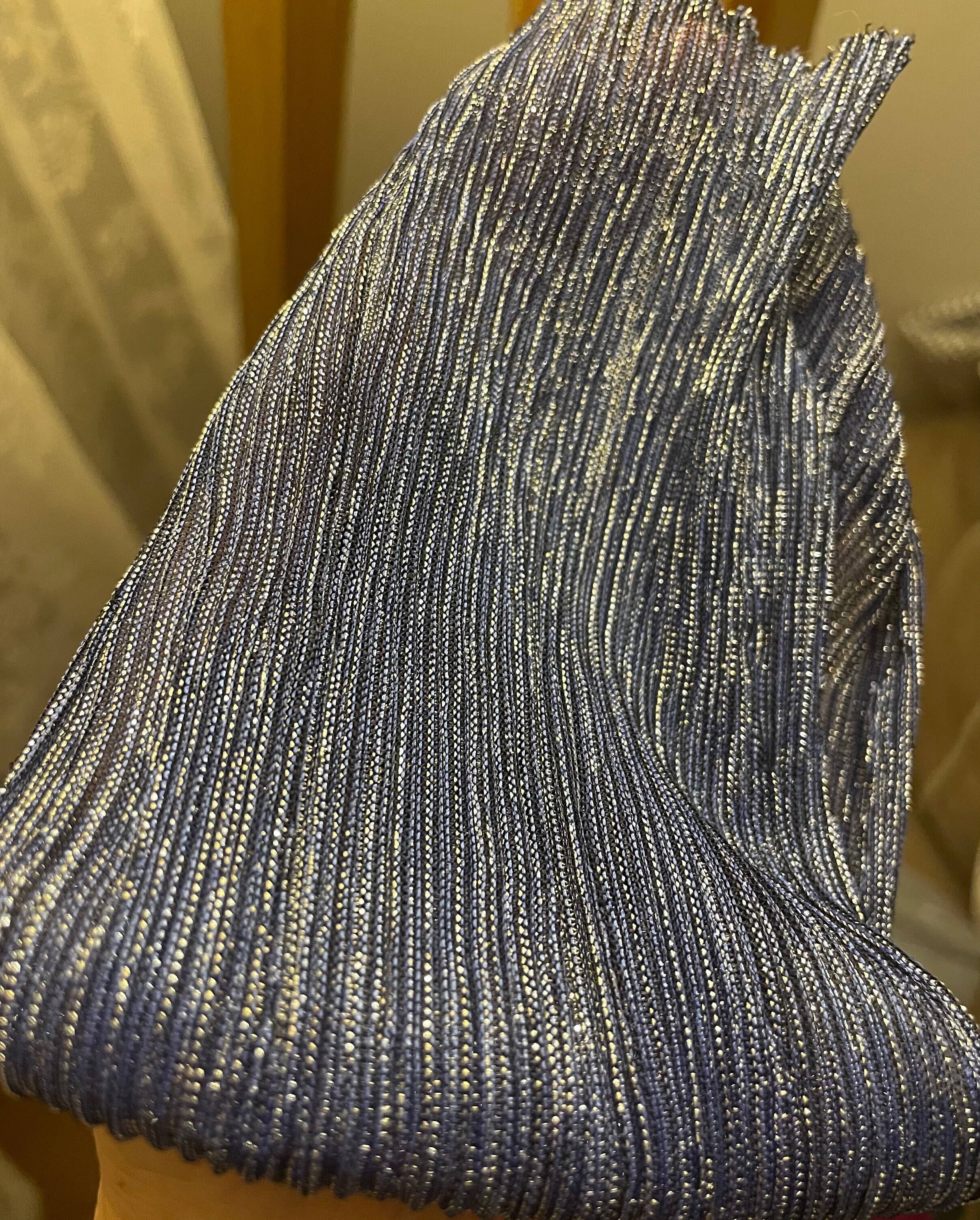 Moonlight Glitter Pleated Fabric -mb - Etsy