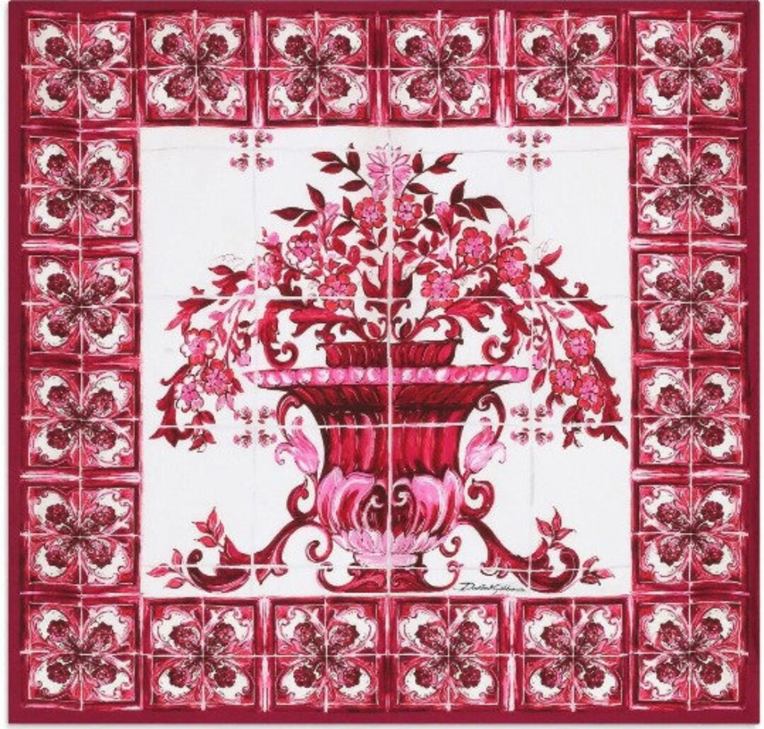 Red-white Pattern Linen - Etsy