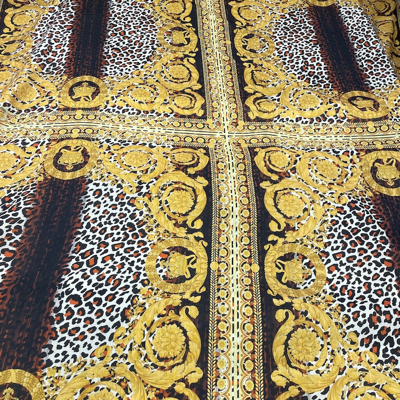 Silk Versace Fabric - Etsy UK